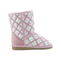 China Plush Lining Women Winter Snow Boots Sequin Pattern  Keep Warm for sale