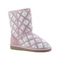 China Plush Lining Women Winter Snow Boots Sequin Pattern  Keep Warm for sale