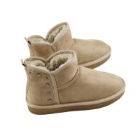 China Waterproof Women Winter Snow Boots Faux Leather Warm Non Slip for sale