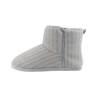 China Soft Rubber Sole Women Winter Snow Boots Round Flat Solid Pattern for sale
