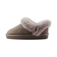 China women winter cow suede Flat heel short wool  non-slip snow boots platform boots for sale