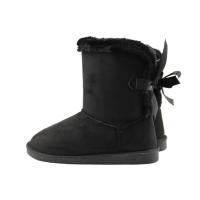 China women snow boots satin bow fashion warm winter boots for sale