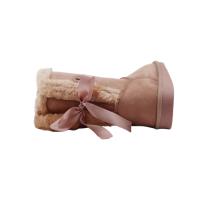 China women snow boots satin bow fashion warm winter boots for sale