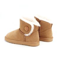China Best Selling Winter Flat Heel Non Slip Women  Fluffy Wool Outdoor Boots for sale