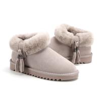 China Cute Flat Children Snow Boots Bling Sequin  Thicken Warm Faux Fur Snow Boots for sale