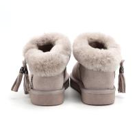 China Cute Flat Children Snow Boots Bling Sequin  Thicken Warm Faux Fur Snow Boots for sale