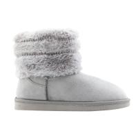 China winter faux suede half booties suede ankle snow boots for women for sale