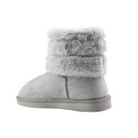 China winter faux suede half booties suede ankle snow boots for women for sale