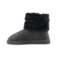 China winter faux suede half booties suede ankle snow boots for women for sale