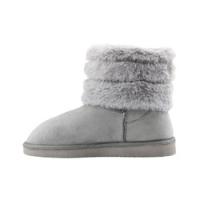 China winter faux suede half booties suede ankle snow boots for women for sale