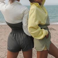 China Wholesale Ladies Jogger Suit zipper Long Sleeves Pullover Women sportswear Plus Size casual shorts set Factory Hot Selling for sale