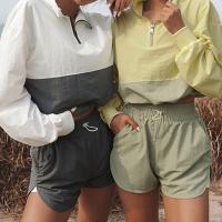 China Wholesale Ladies Jogger Suit zipper Long Sleeves Pullover Women sportswear Plus Size casual shorts set Factory Hot Selling for sale
