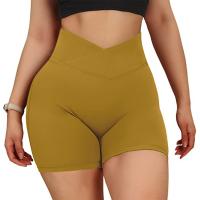 China Wholesale Summer Workout Tights Cross Waist running fitness Hip Lift pants women gym shorts 2022 Yoga Leggings for sale