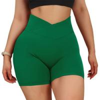 China Wholesale Summer Workout Tights Cross Waist running fitness Hip Lift pants women gym shorts 2022 Yoga Leggings for sale