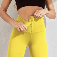 China Plus Size Waist Trainer Pants fitness running sweatpants peach hip Women Stretch tight Gym Shapewear leggings for sale