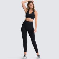 China Hot selling seamless yoga clothing set lift hip running fitness backless sports bra high waist pants tight women sportswear for sale