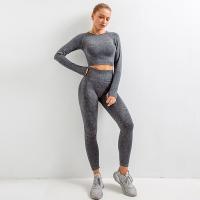 China Explosive seamless breathable tight yoga set quick-drying bra fitness running gym wear sports women's pants trousers for sale