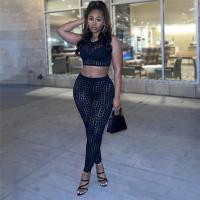 China Wholesale Custom sexy Style Tight short vest Hole  Fitness two-piece Outfit  women Sport Yoga Training Wear for sale