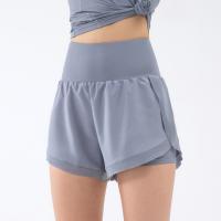 China 2021 summer new style ladies quick-drying anti-emptied shorts loose running fitness leisure high waist women's trousers for sale