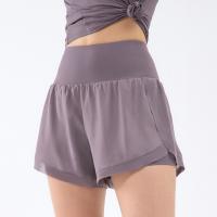 China 2021 summer new style ladies quick-drying anti-emptied shorts loose running fitness leisure high waist women's trousers for sale