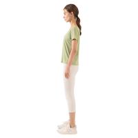 China 2021 summer European and American style new women's two-piece yoga suit sports loose tops breathable Hip lift fitness pants for sale