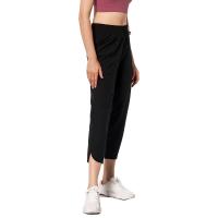 China 2021 Summer New Fashion Pants Lightweight Quick-drying sportswear Loose Running Fitness Lace-up Yoga Pants trousers women for sale