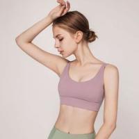 China 2021 summer Women's new fashion breathable tops Quick Dry Adjustable Shock-proof Elastic Fitness Yoga Bra for sale