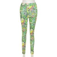 China 2021 summer fashion women's new digital printing quick-drying breathable pants tight-fitting hip sports fitness leggings for sale
