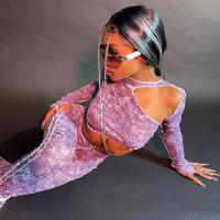 China ladies Sexy Long Sleeve  gym wear Women full body printed and breathable sports suit yoga fitness  casual sportswear for sale
