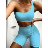 China summer new women  sexy openwork slim rompers ladies fashion  bodysuit one shoulder jumpsuit sport suit ems for sale