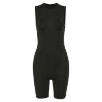 China New Arrivals Summer Fashion Women Casual round Neck Sleeveless Slim Short Pants Solid Romper Jumpsuit for sale