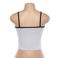 China new fashion tie-dye color butterfly printed  slim crop top women summer tank for sale