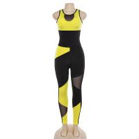 China Top ranking suppliers New Design Fashion Women Backless  Sportswear Comfortable Sexy Fitness Jumpsuit One Piece Yoga Wear for sale
