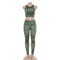 China female printed snakeskin gym activewear sexy women fitness sportswear for sale