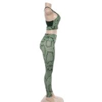 China female printed snakeskin gym activewear sexy women fitness sportswear for sale