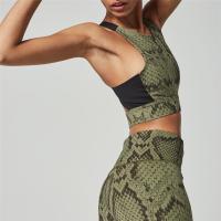 China female printed snakeskin gym activewear sexy women fitness sportswear for sale