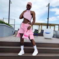China 2021 summer women's new design fitness clothes sexy backless bind streetwear imitation leather small sleeveless vest for sale