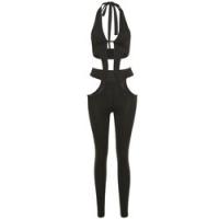 China 2021 summer new fashion sportsuit include women's irregular low-cut sexy hollow vest and tight long yoga pants for sale