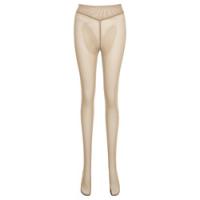 China 2021 new women sexy summer dress black and khaki contrast color patchwork slimmer Net yarn breathable yoga leggings for sale