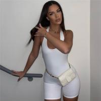 China 2022 new summer fashion sleeveless women yoga clothing high waist pants sport solid color backless sexy jumpsuit for sale