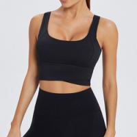 China New fashion yoga underwear women fitness clothing shock-absorbing gym wear running solid color sports bra wholesale for sale