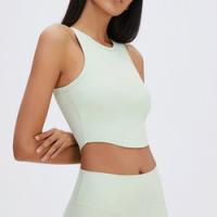 China 2022 new fashion yoga vest activewear women sports bra solid color fitness yoga clothing detachable chest pad for sale