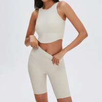 China 2022 new fashion yoga vest activewear women sports bra solid color fitness yoga clothing detachable chest pad for sale