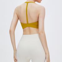 China Wholesale Women support yoga sports bra Y Back simple Fitness clothing running Workout Activewear solid color Crop Tops for sale