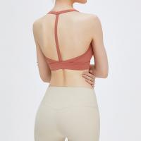 China Wholesale Women support yoga sports bra Y Back simple Fitness clothing running Workout Activewear solid color Crop Tops for sale