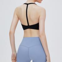 China Wholesale Women support yoga sports bra Y Back simple Fitness clothing running Workout Activewear solid color Crop Tops for sale