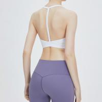 China Wholesale Women support yoga sports bra Y Back simple Fitness clothing running Workout Activewear solid color Crop Tops for sale