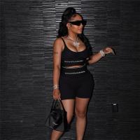 China New style 2022 summer running low-cut printed letters fitness clothing casual shorts sport yoga suit women in stock for sale