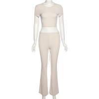 China High Quality New sexy backless bind Fitness Activewear Sets Women Running Workout high waist trouser Sports Yoga Suit for sale