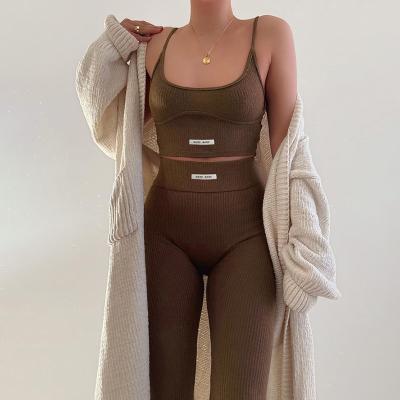 China Wholesale new Comfortable breathable fabric workout suit fitness running clothing sexy yoga sets for women 2 piece for sale